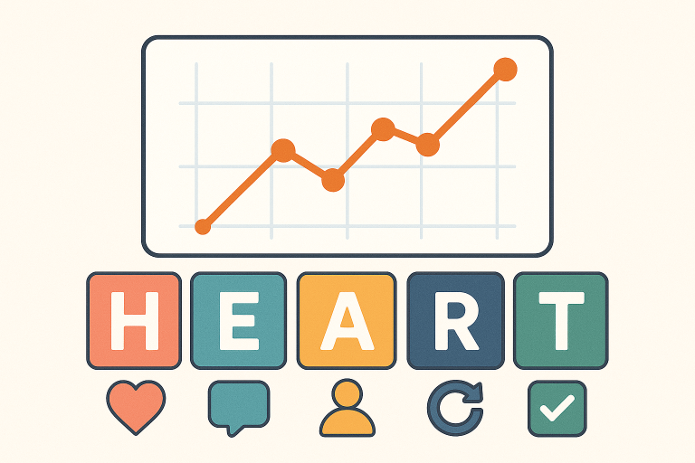 HEART Framework: UX Metrics Model by Google | UXAF